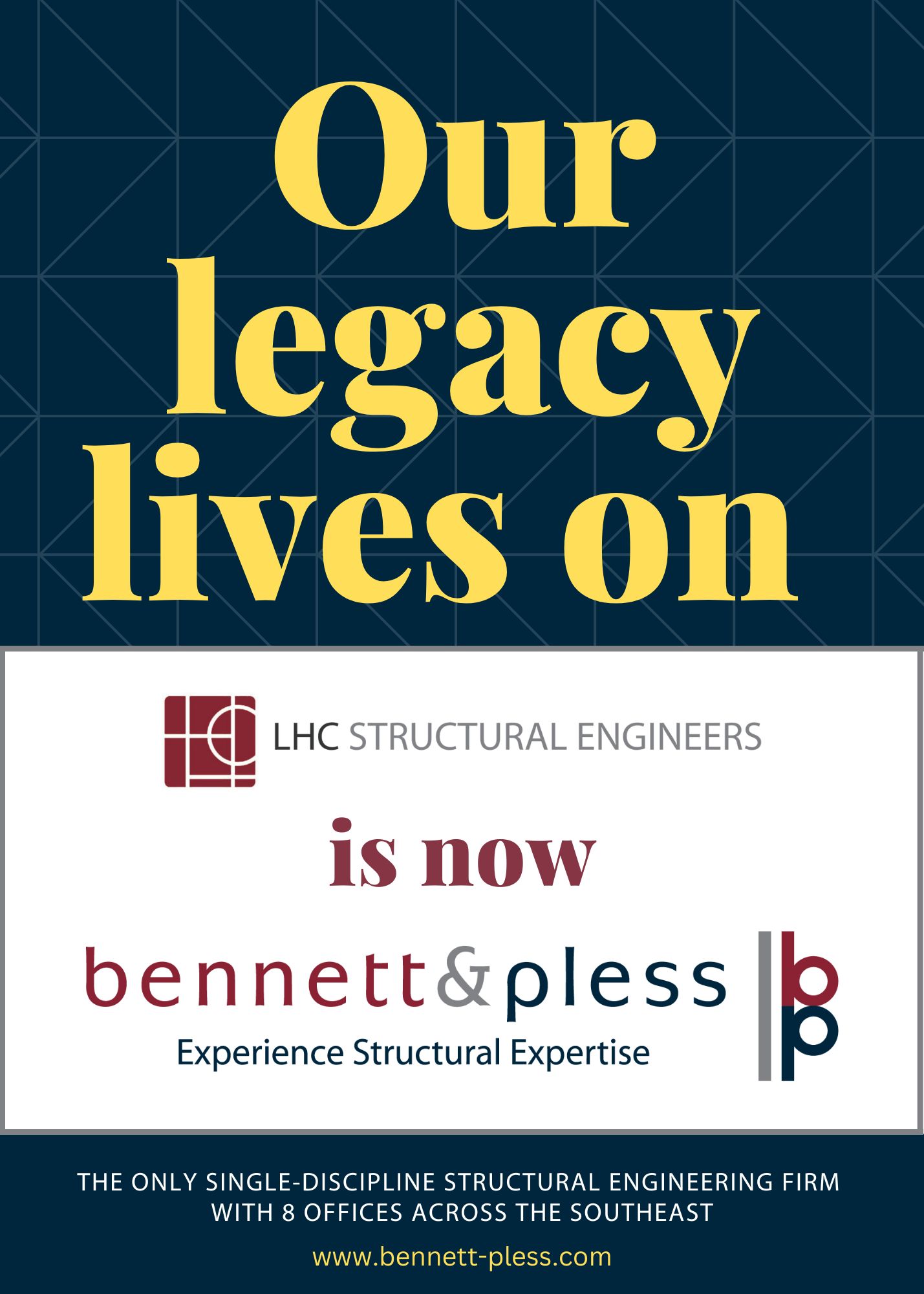 LHC Officially becomes bennett & pless - Bennett & Pless